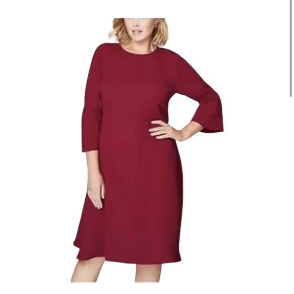 J. Jill | Dresses | Nwt Jjill Ruby Red Dress | Poshmark